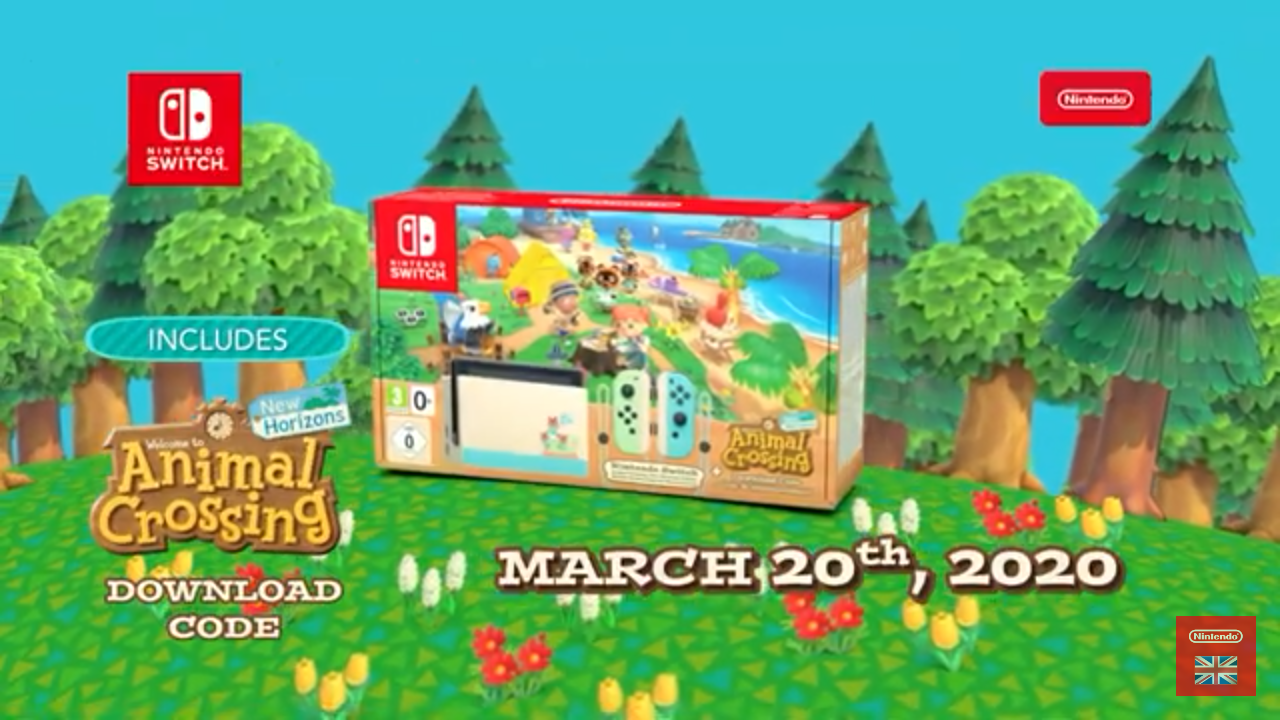 Nintendo Announce New Nintendo Switch Animal Crossing: New Horizons ...