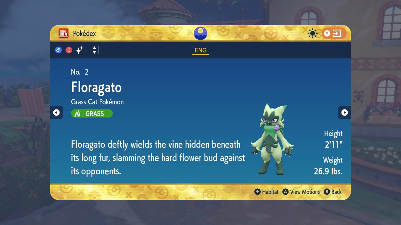 Shiny Floragato | Pokémon Scarlet & Pokémon Violet - Miketendo64