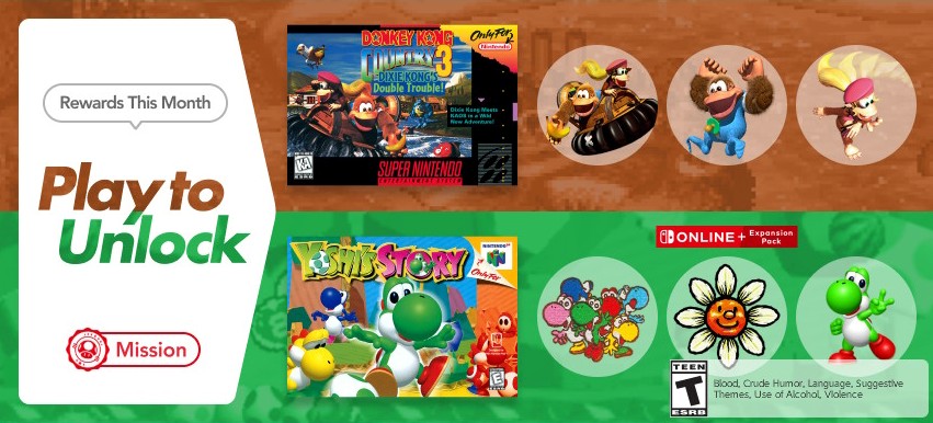 NSO | Play & Redeem adds Yoshi’s Story Icons (May 2025) - Miketendo64