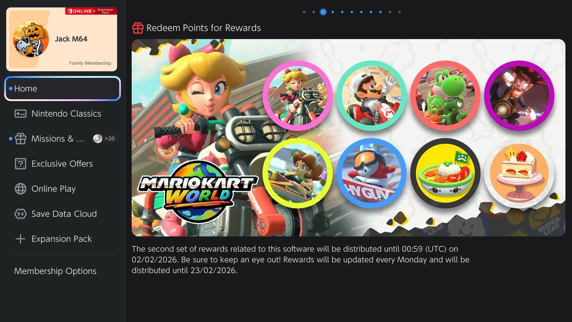 NSO | Ninth Wave of Mario Kart World Icons is Available Now